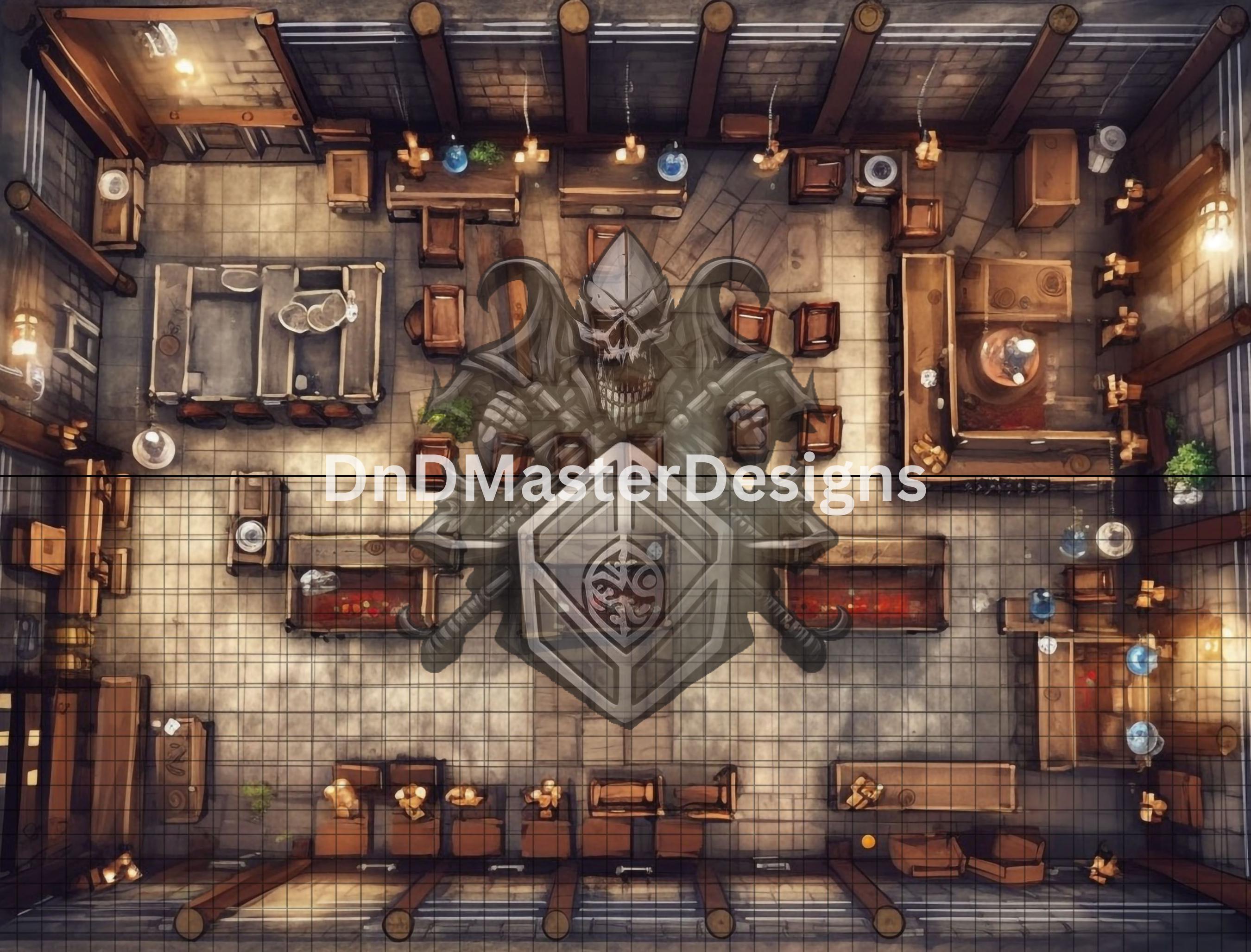 Tavern Battle Map Mega Bundle: 16 RPG Maps for Dnd Roll20, Foundry VTT ...