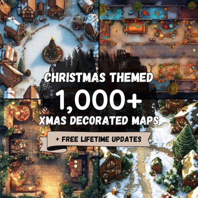 Dnd Christmas Maps - Etsy