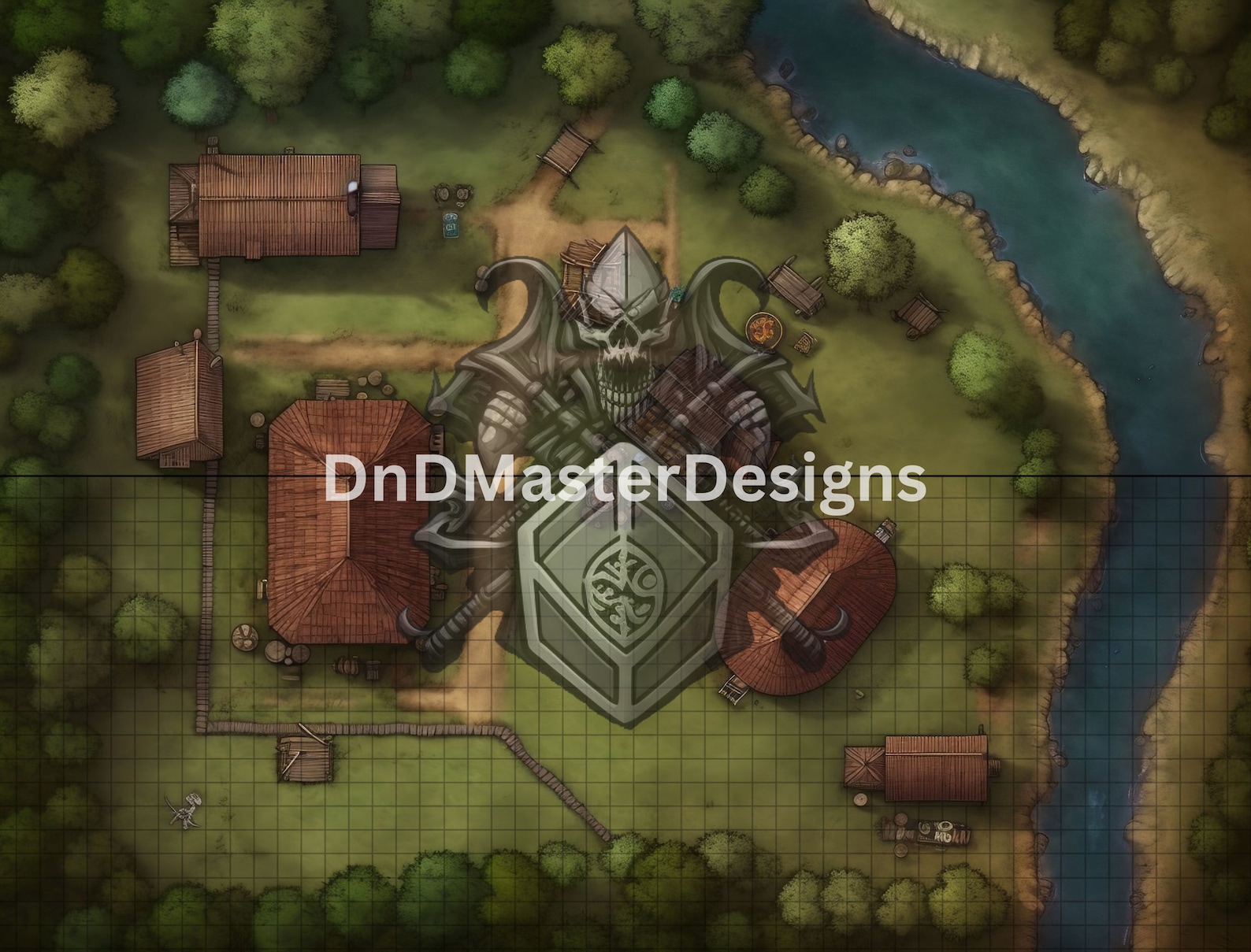 Dnd Farm Battle Map Mega Bundle, 15 D&D Digital Battlemaps, Dungeons ...