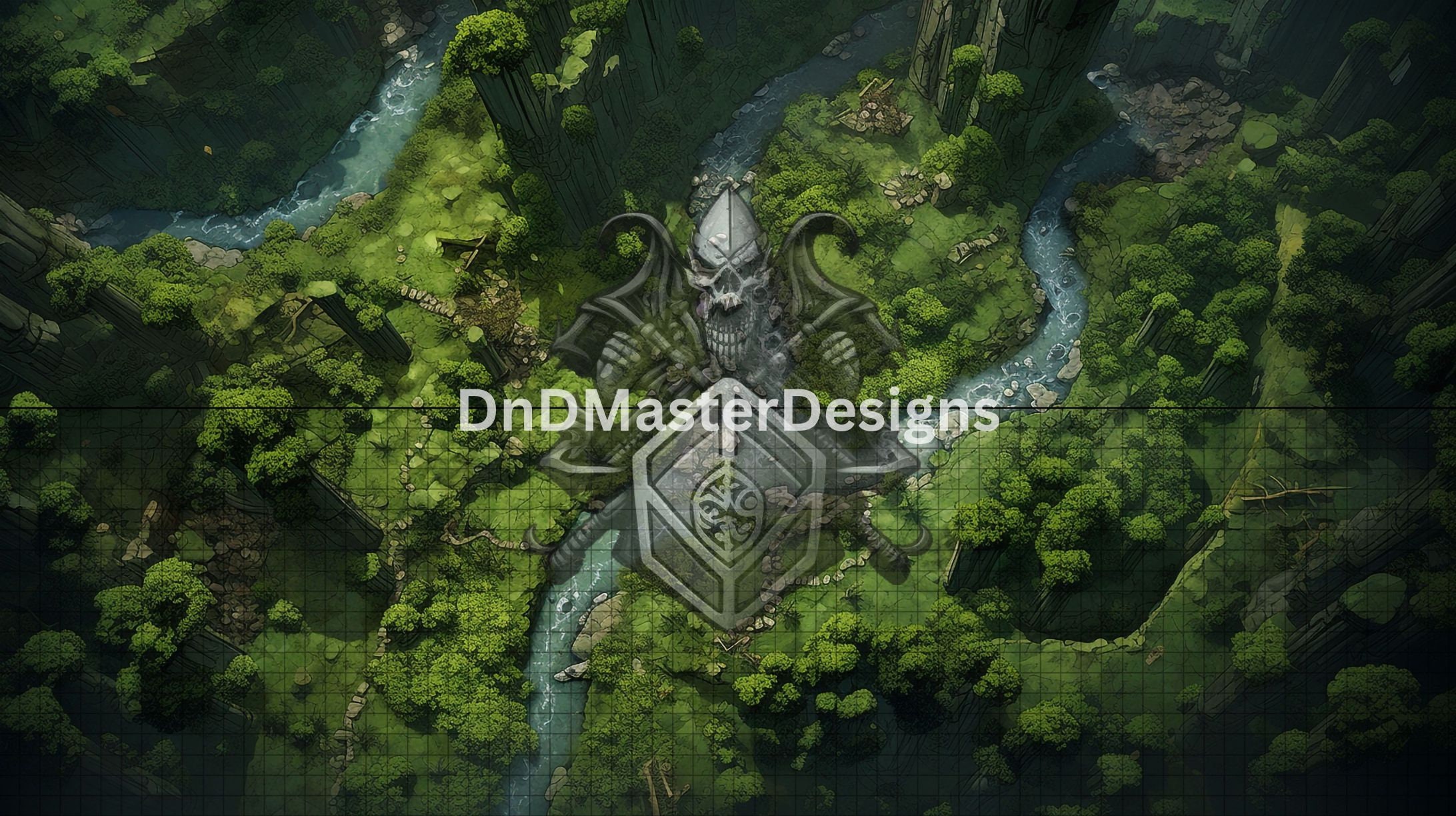 Dnd Jungle Battle Map Bundle, 5 D&D Digital Battlemaps, Dungeons and ...