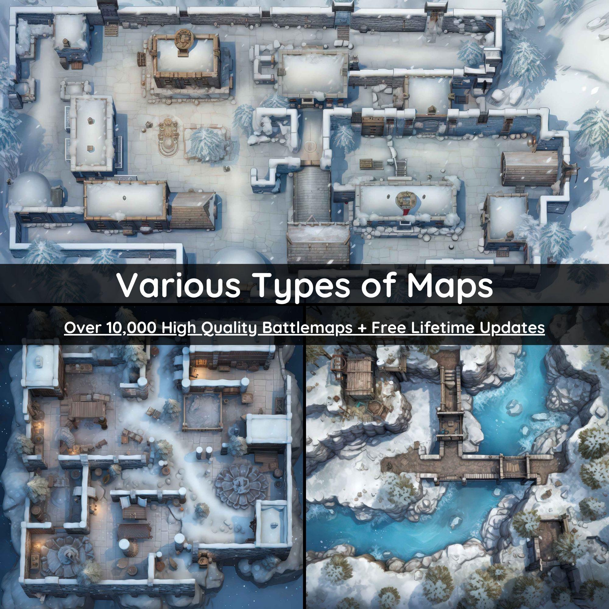 10,000+ Unique Battle Maps | Ultimate RPG Map Bundle | Dungeons 5e ...
