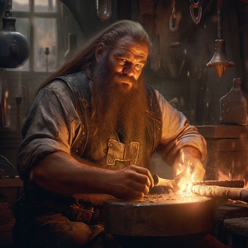 Dnd 60 Dwarf Character Portrait Art Bundle, D&D Pictures, Player ...