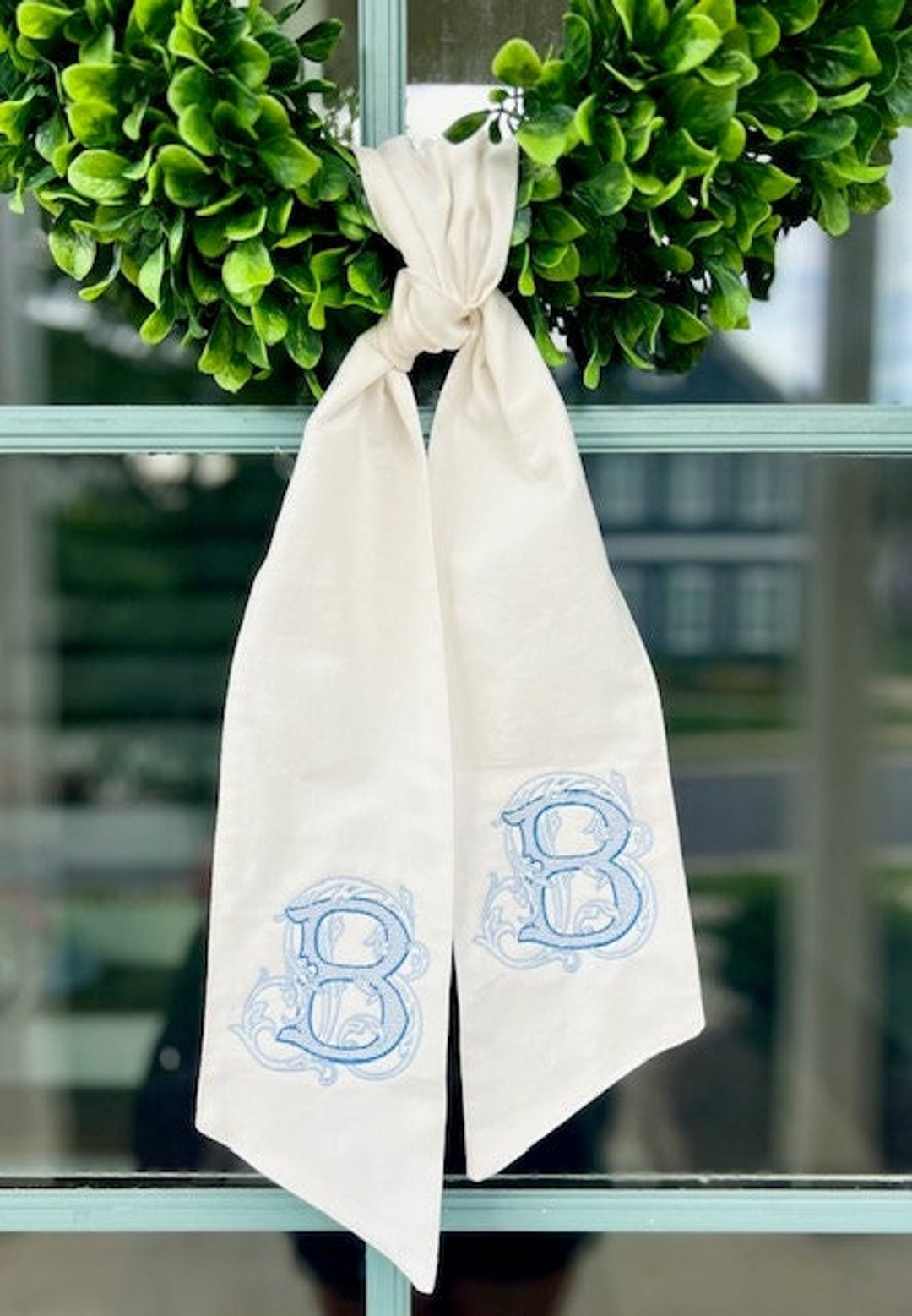 Custom Wreath Sash - Etsy