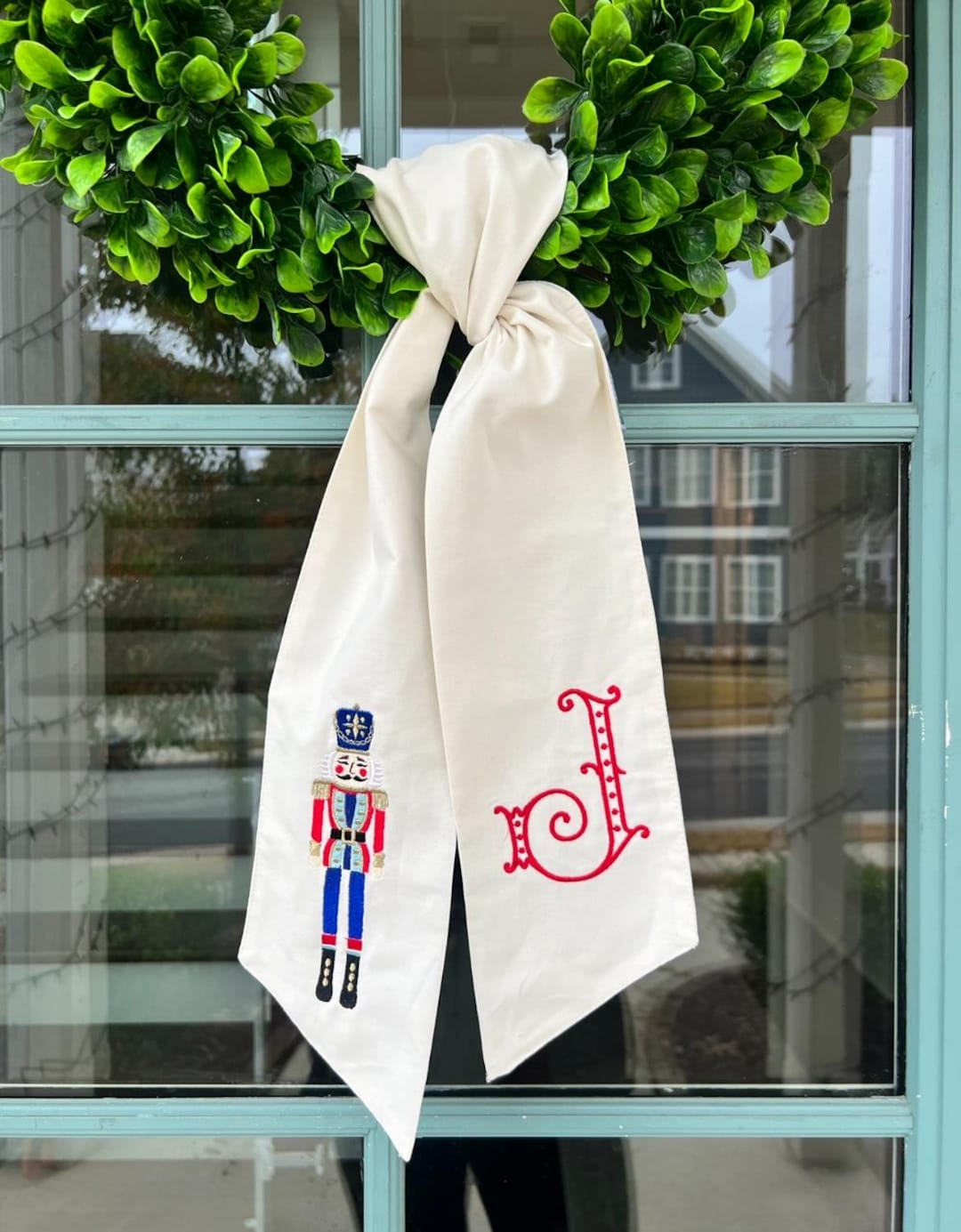 Custom Wreath Sash - Christmas Nutcracker - Etsy