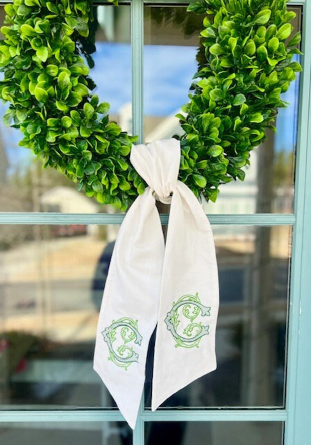 Custom Wreath Sash - Etsy