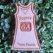 Personalised Netball Dress Keyring, Netball Gift, Netball Team Gift ...