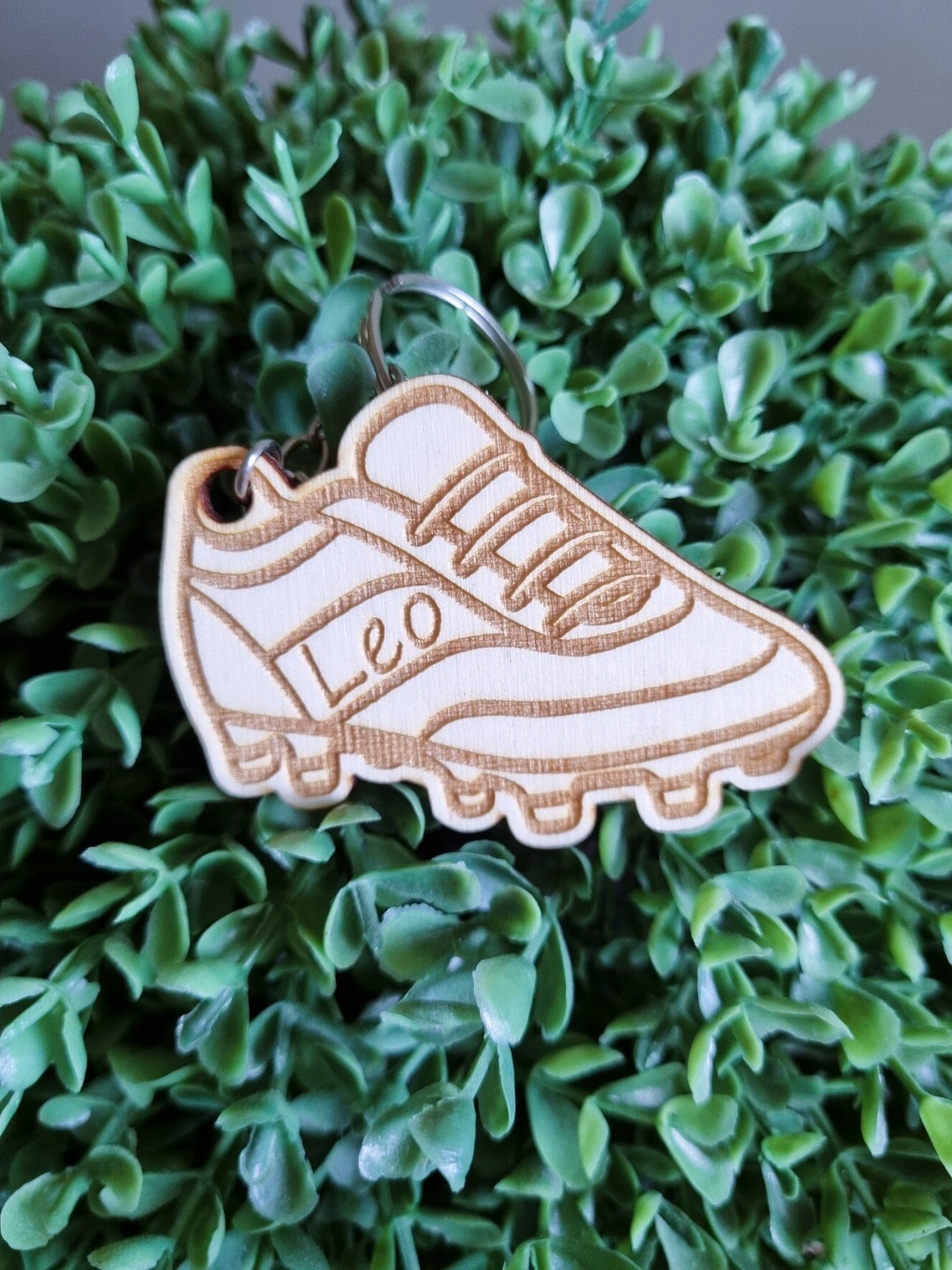 Personalised Football Boot Keyring, Keychain, Footy, Engraved Team Gift ...