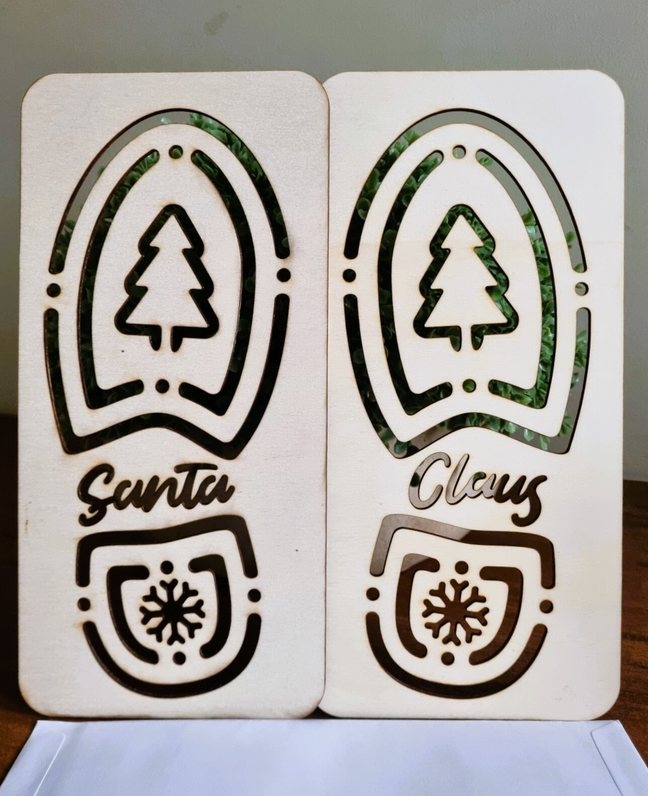 Santa Boot Stencil Christmas Eve Magic Christmas Decoration - Etsy