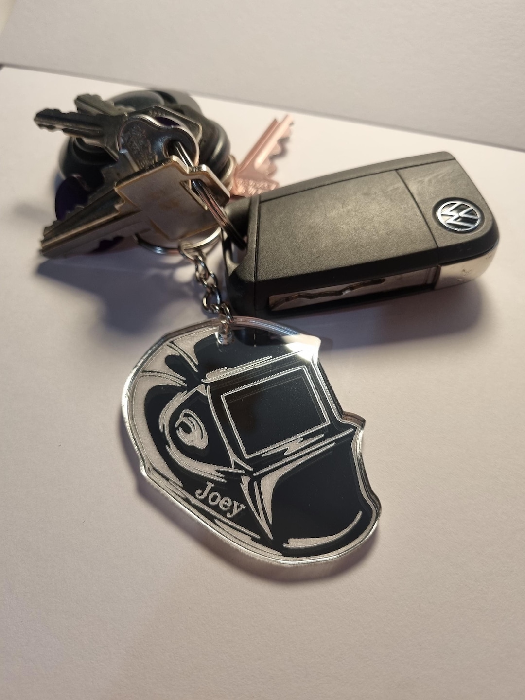 Custom Welding Mask Keychain, Unique Welders Gift, Fabricator Gift ...