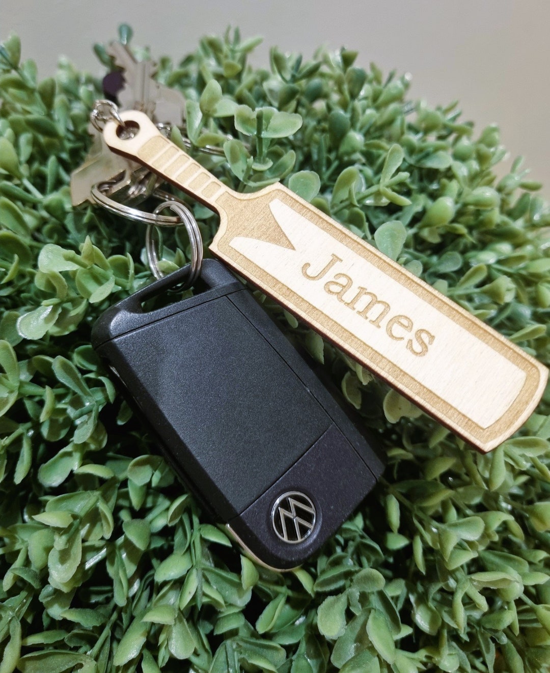 Personalised Cricket Bat Keyring, Keychain, Cricket Lovers, Engraved ...