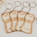 Personalised Netball Dress Keyring, Keychain, Netball Gift, Engraved ...