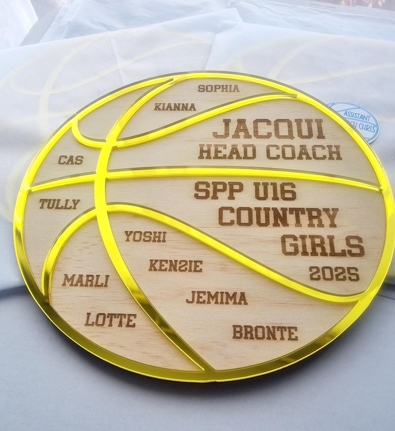 Personalised Basketball Coach Plaque, Basketball Team Gift, Custom ...