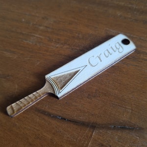Personalised Cricket Bat Keyring, Keychain, Cricket Lovers, Engraved ...