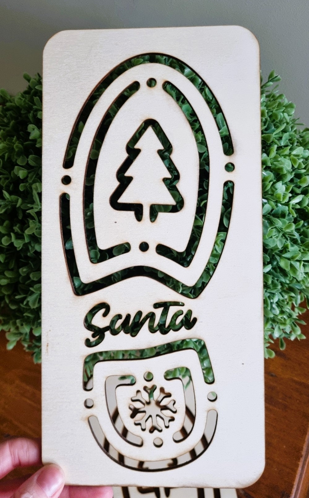 Santa Boot Stencil Christmas Eve Magic Christmas Decoration - Etsy