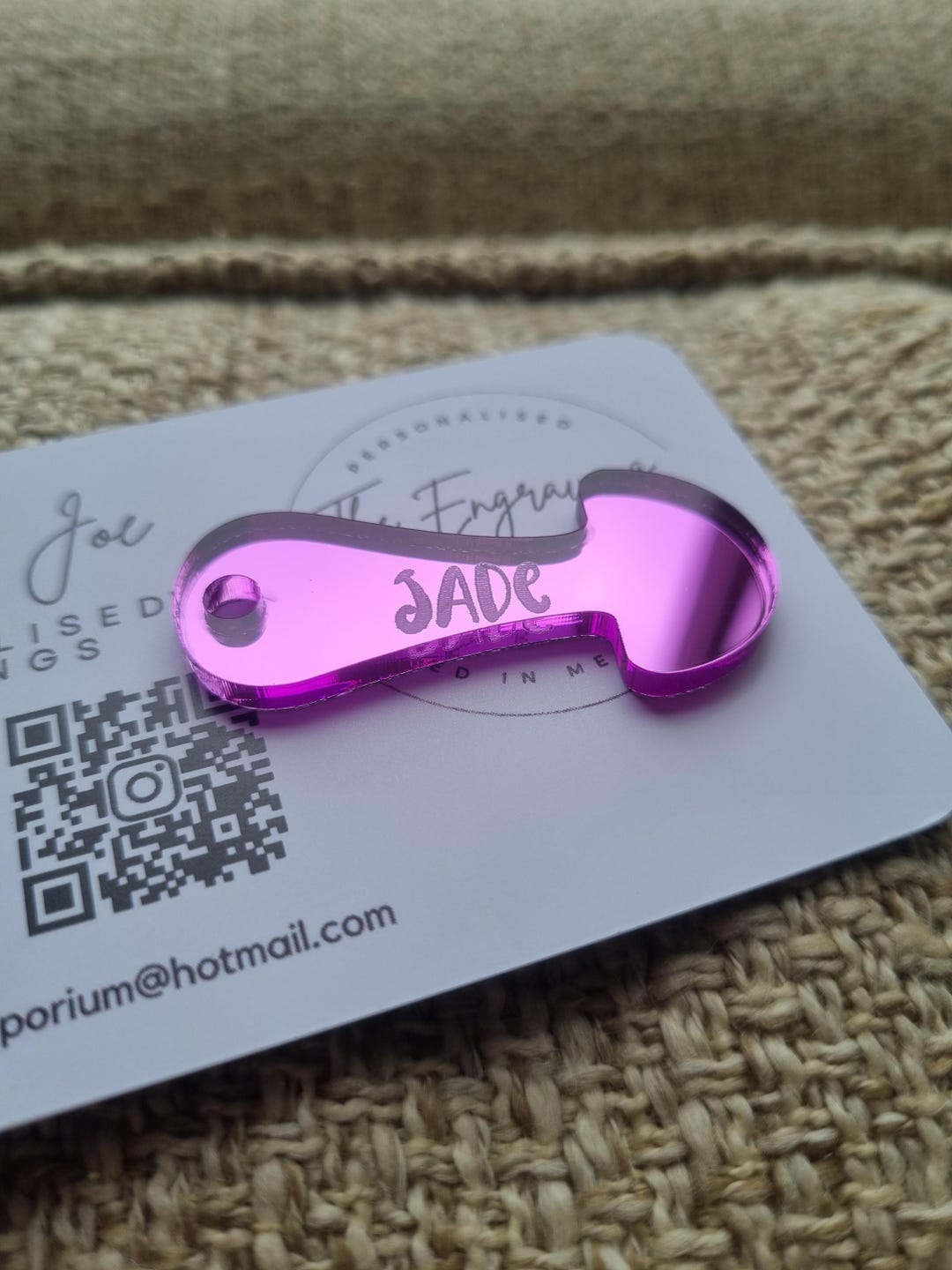 Personalised Trolley Token Keyring, Acrylic Trolley Key, Bulk Trolley ...