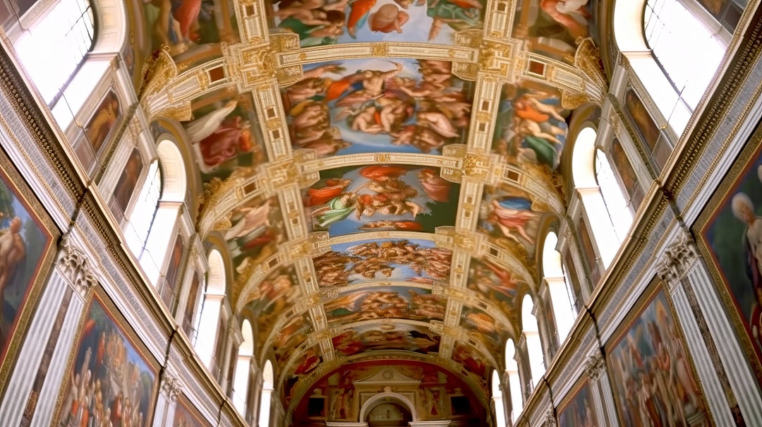 The Sixtinische Kapelle Druck Romandy Warhol Digitale Kunst für ...