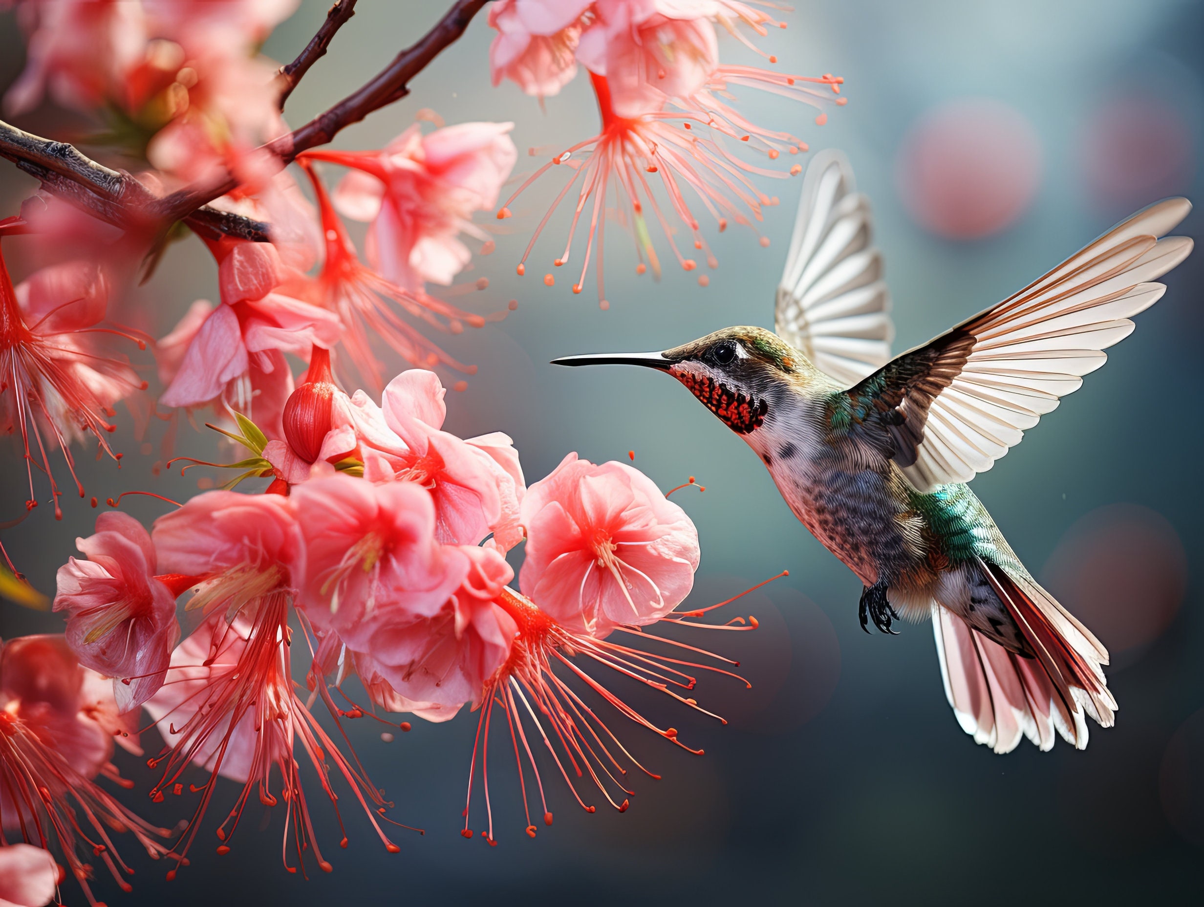 Hummingbird Print Digital Download Art Image Andy Warhol Digital Art ...