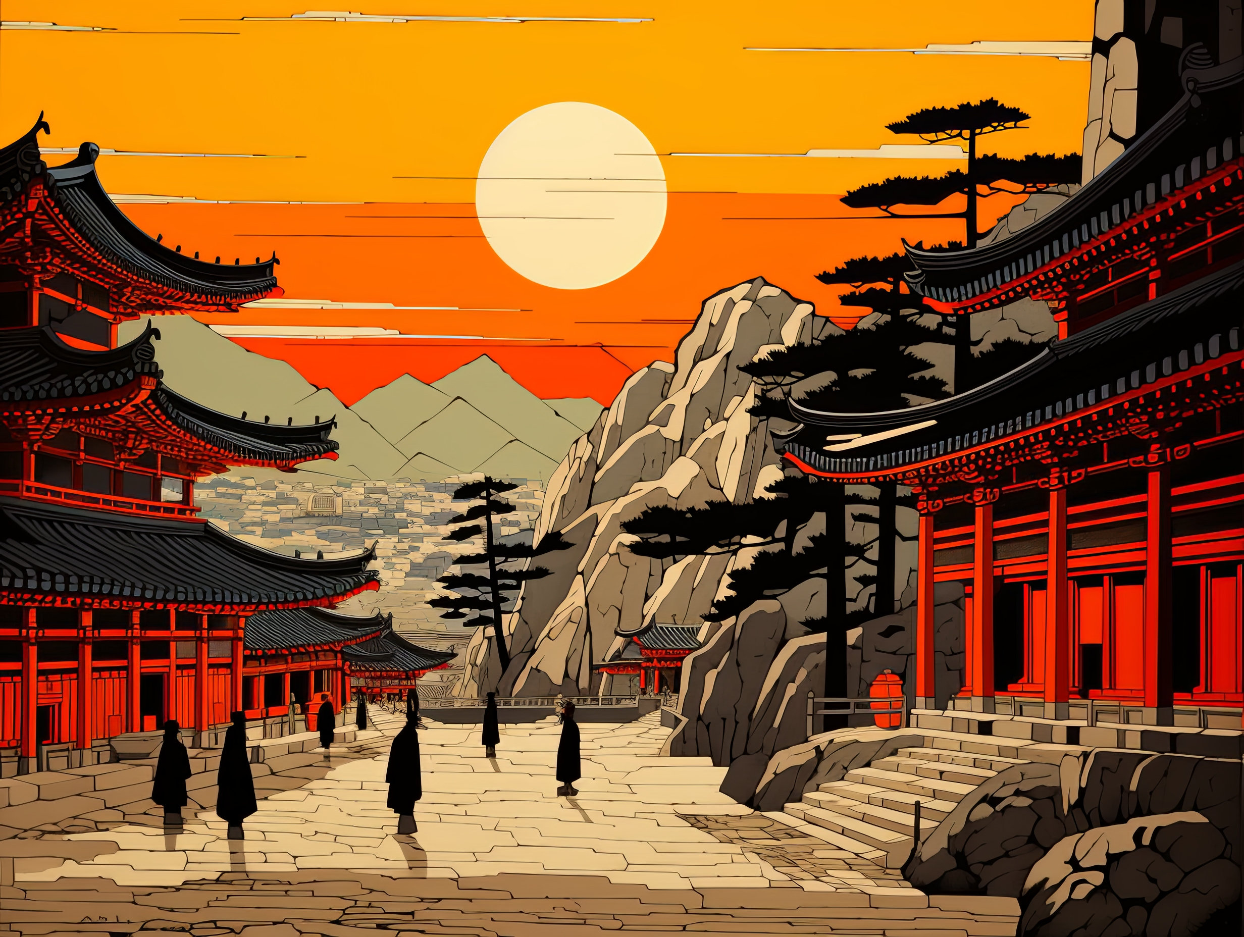 South Korea Print Korean Digital Art Collection 18-20 Andy Warhol Art ...