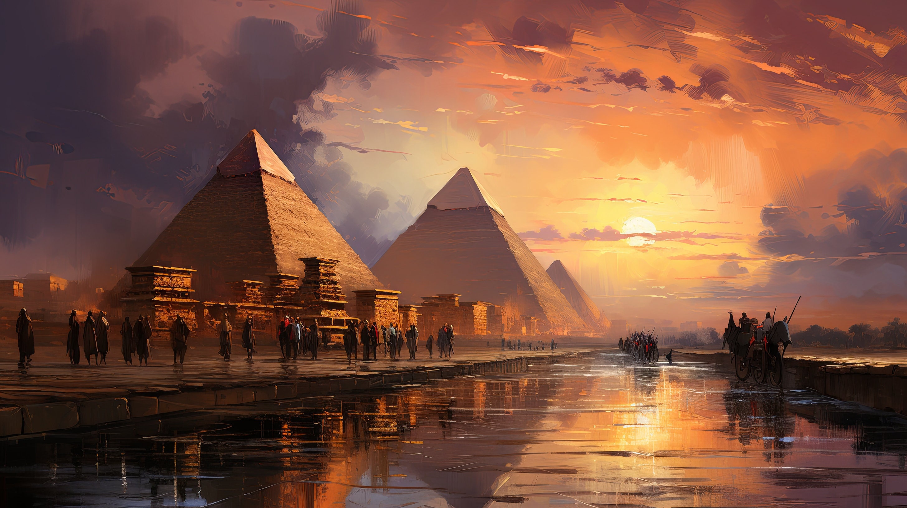 Great Pyramid of Giza Print Egypt Art Andy Warhol Digital Art - Etsy