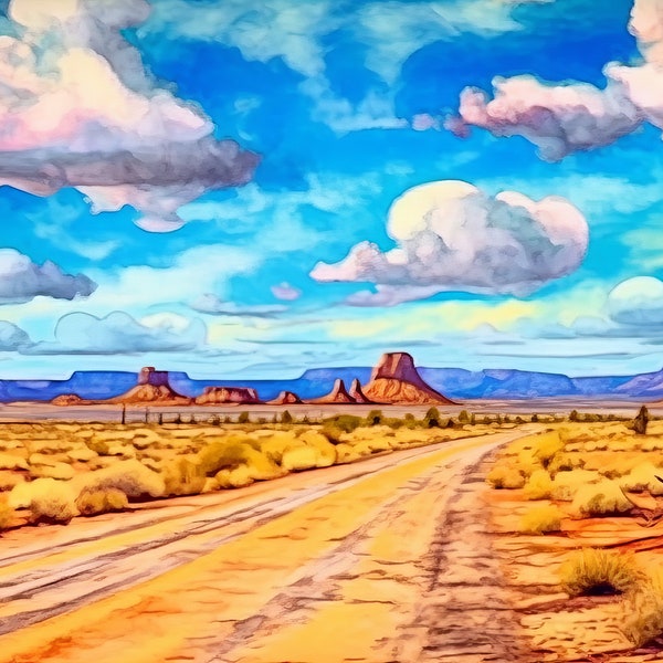 Route 66 Wall Art - Etsy