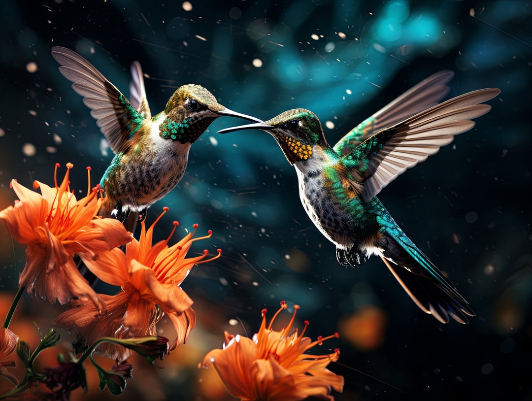 Hummingbird Print Digital Download Art Image Andy Warhol Digital Art ...