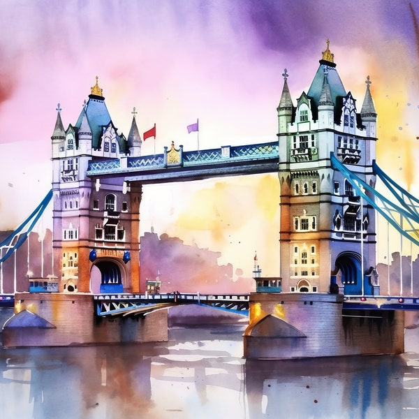 Tower Bridge Art - Etsy