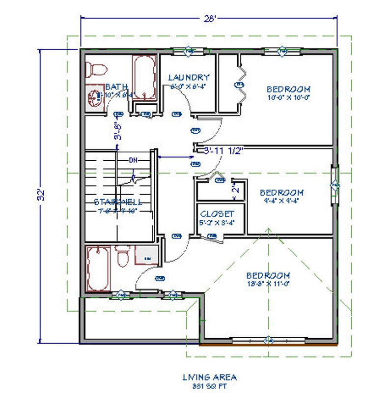 Two Story Open Plan - Etsy