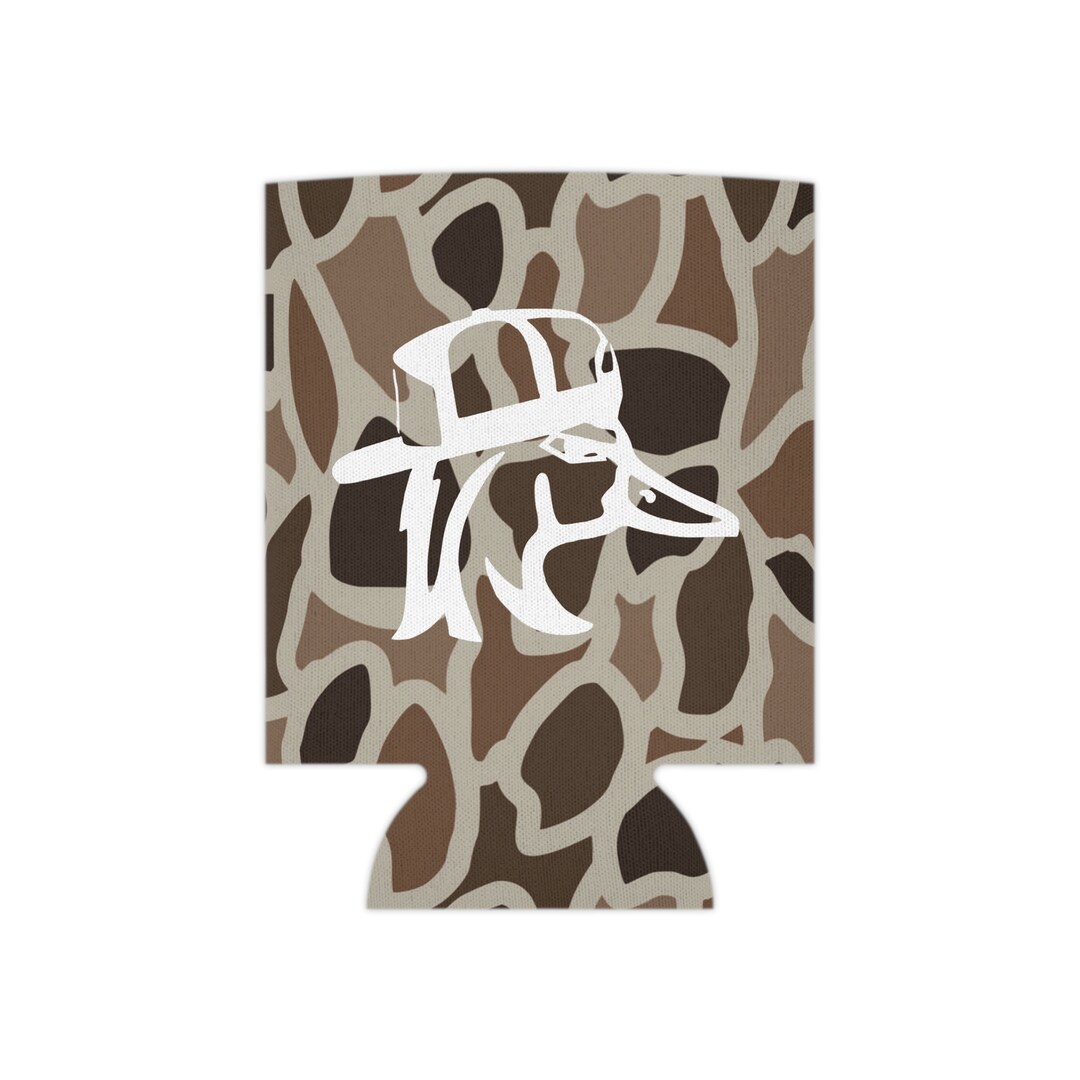Old School Camo redneck Duck Can Cooler, Beverage Insulator, Gifts for ...