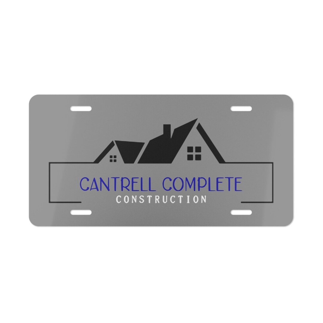 Custom Logo Vanity Plate - Etsy