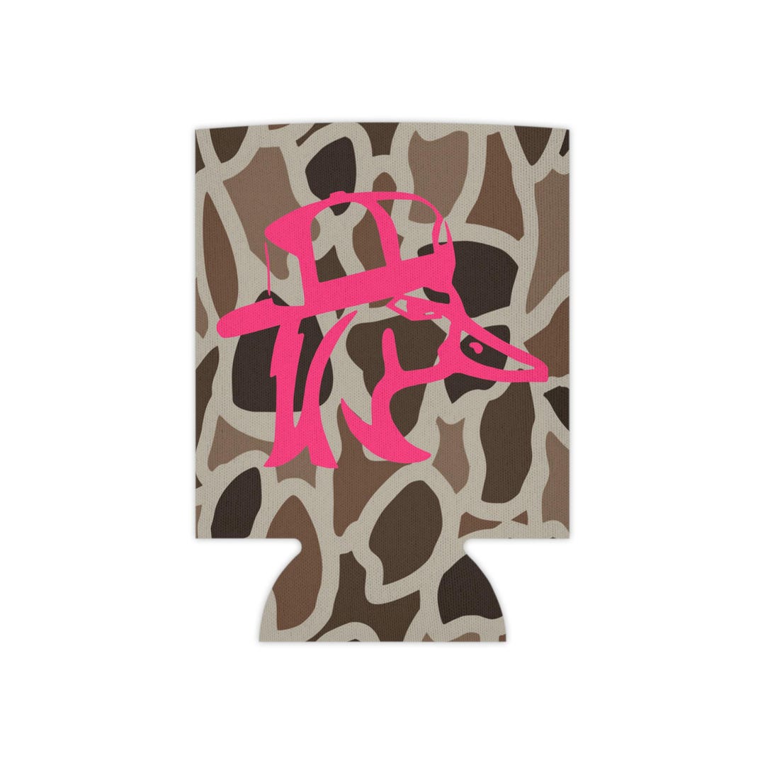 Old School Camo "redneck Duck Hot Pink" Can Cooler, Koozie, Gifts for ...