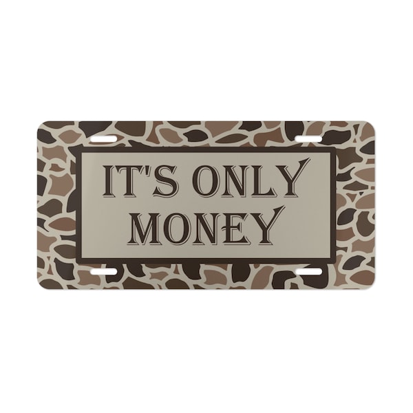 Old School Camo License Plate - Etsy
