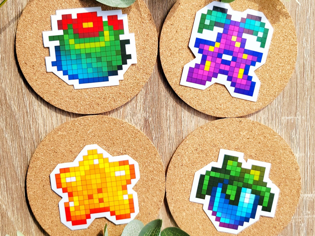 Stardew Valley Specialty Die Cut Sticker Pack | Pixel Art |water ...
