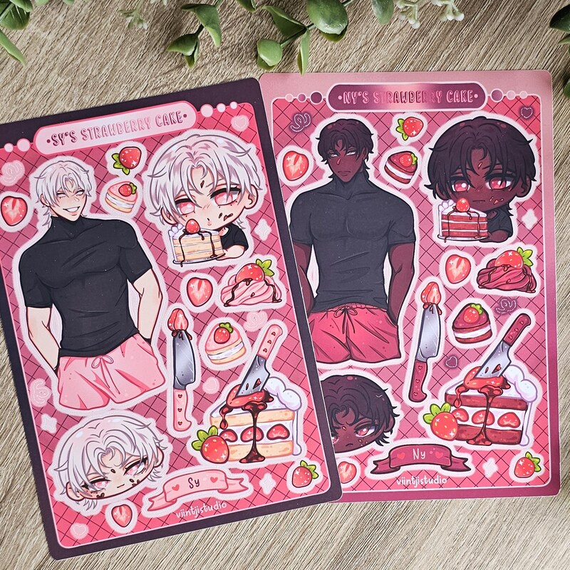 Cute Anime Stickers - Etsy