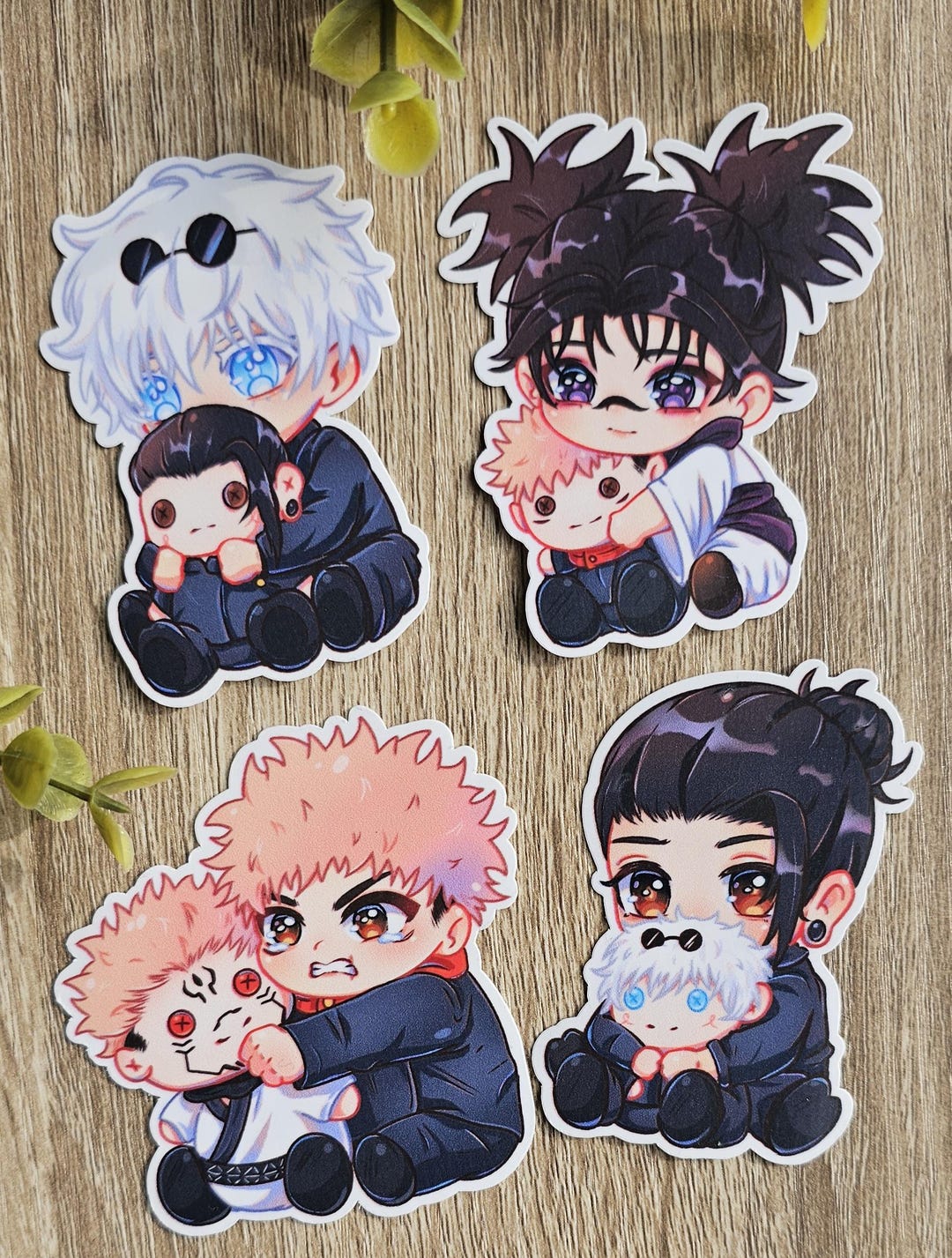 Sorcerer Anime Stickers: Chibi Fanart Sticker Pack - Etsy