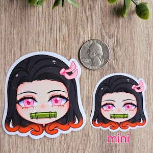 Demon Anime L Anime Stickers | Water Proof Stickers | Fanart | Anime ...