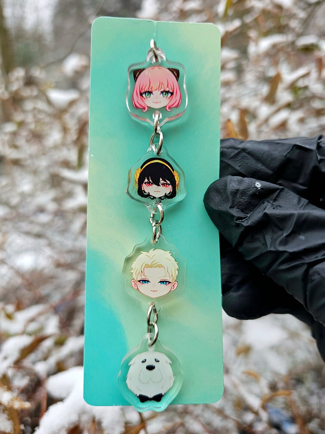 Spy Anime Keychain | Anime | Manga | Fanart | Chibi | Acrylic Charms ...