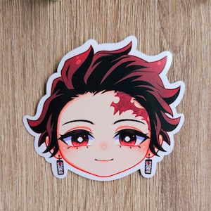 Demon Anime L Anime Stickers | Water Proof Stickers | Fanart | Anime ...
