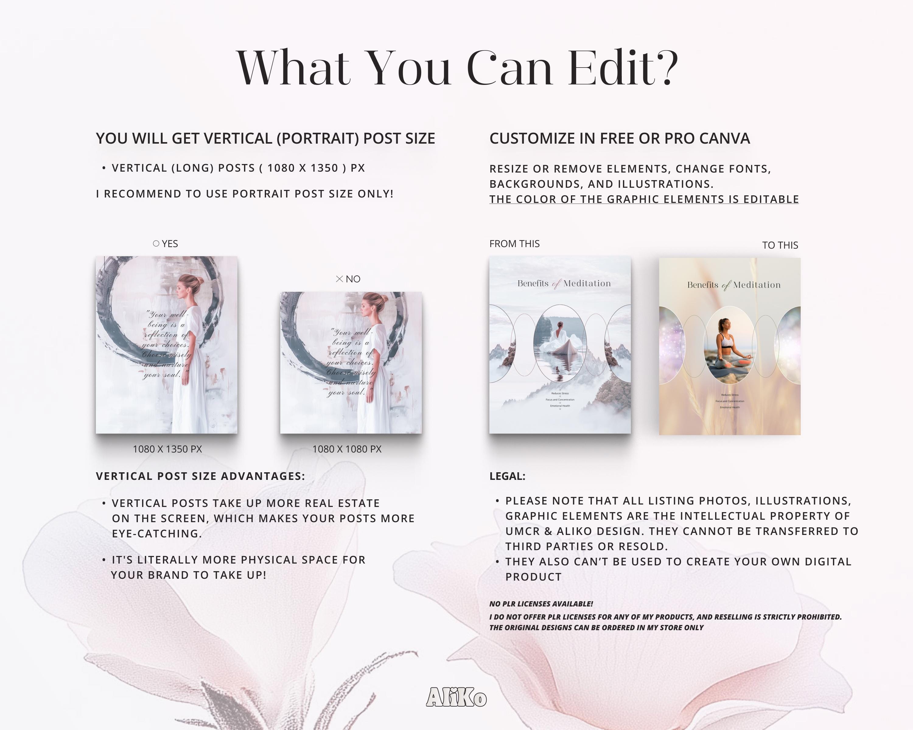 Life Coach | Spiritual Instagram Post Templates: Nature, White ...