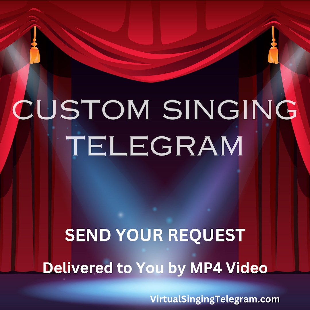 Custom Requested Singing Telegram | Your Favorite Song | Any Occasion ...