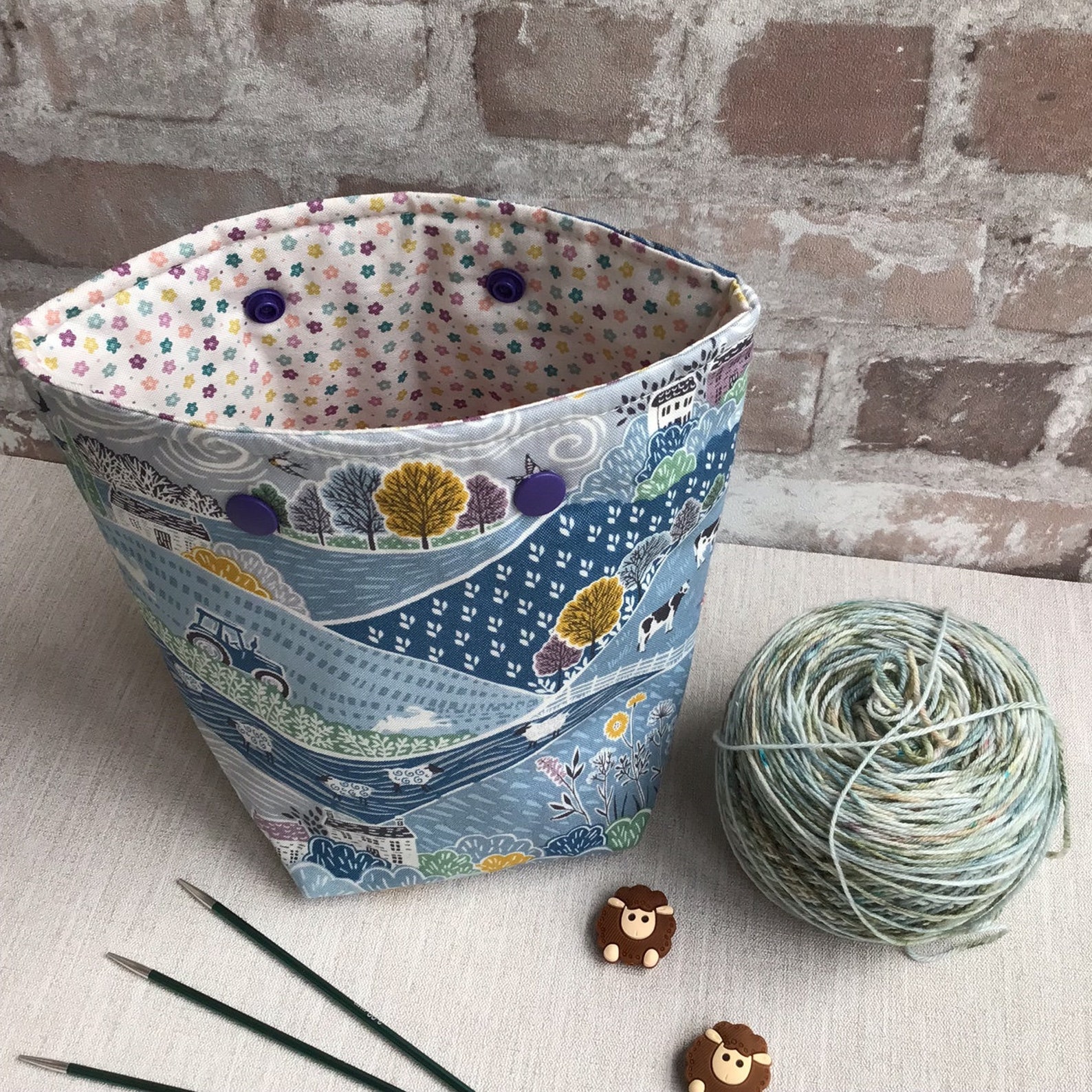 Sheep Yarn Tub, Yarn Keeper, Yarn Bowl, Sock Yarn Holder, Sheep Needle ...