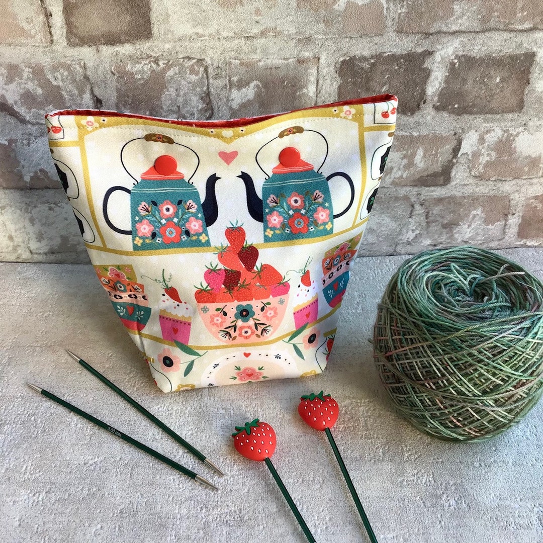 Strawberry Sock Yarn Tub, Yarn Keeper, Yarn Bowl, Sock Yarn Holder - Etsy