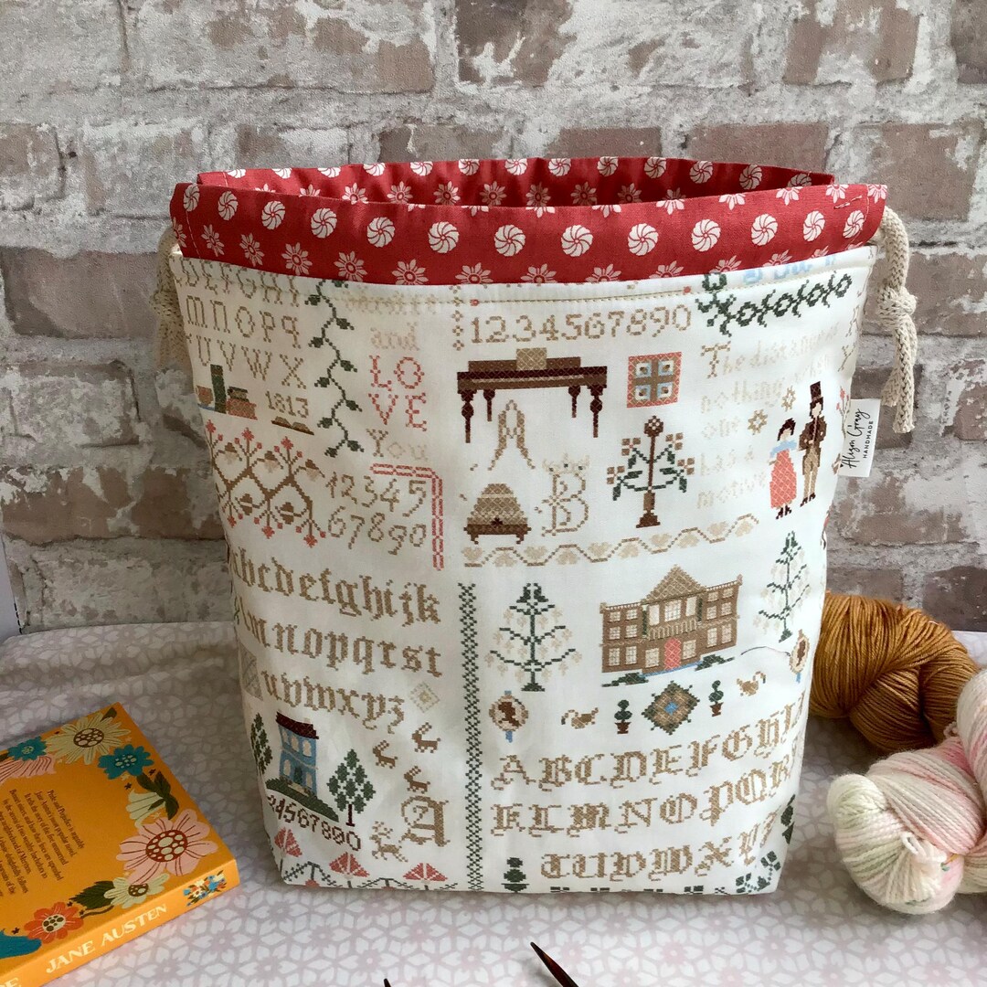Jane Austen Knitting Bag, Jane Austen Christmas Yarn Gift, Yarn Advent ...