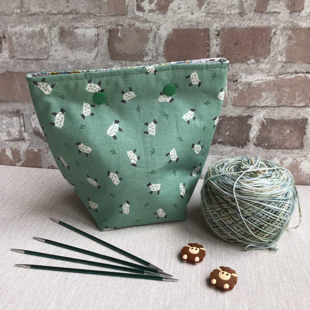 Sheep Yarn Tub, Yarn Keeper, Yarn Bowl, Sock Yarn Holder, Sheep Needle ...