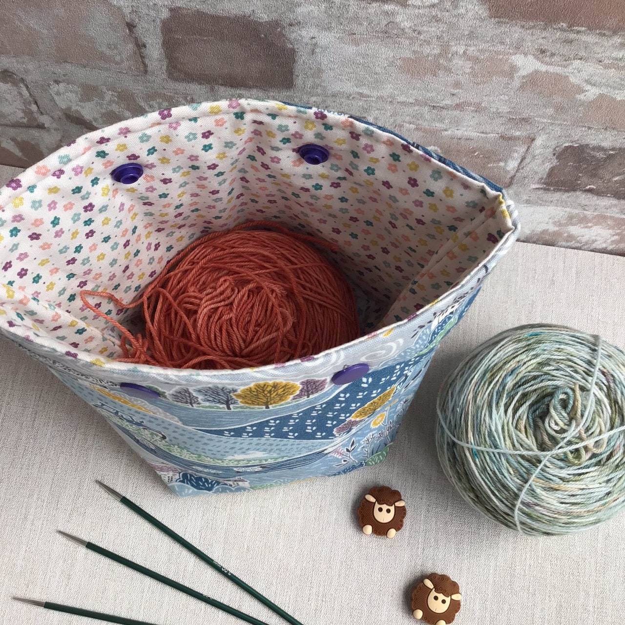 Sheep Yarn Tub, Yarn Keeper, Yarn Bowl, Sock Yarn Holder, Sheep Needle ...