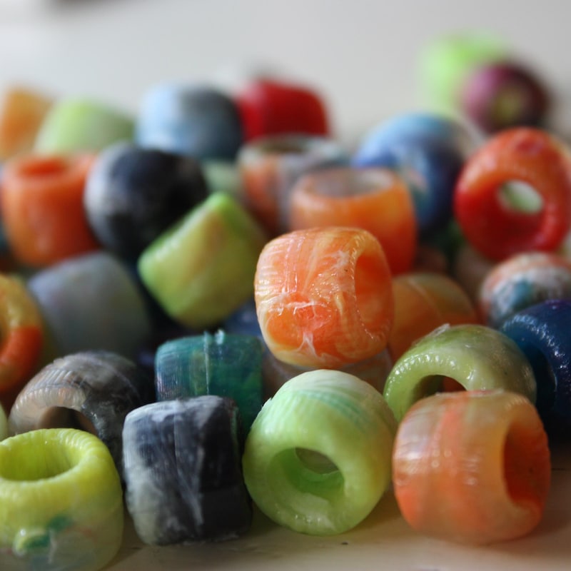 Recycled Glass Beads - Etsy
