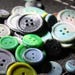 Recycled Plastic Buttons 3/4 Inch and 1-inch Buttons 15 Each Total 30 ...