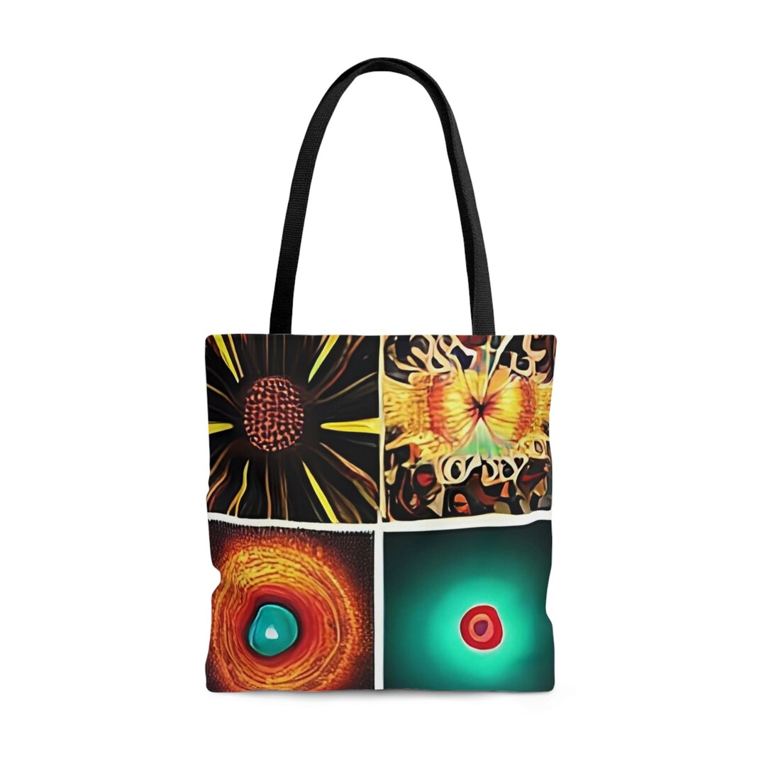 Tote Bag AOP Abstract Art Trendy Bag Fashion Accessory - Etsy