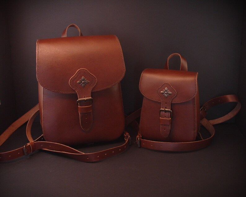 Leather Backpack & Mini Bag Sewing Pattern: DIY Crafting (PDF Pattern ...