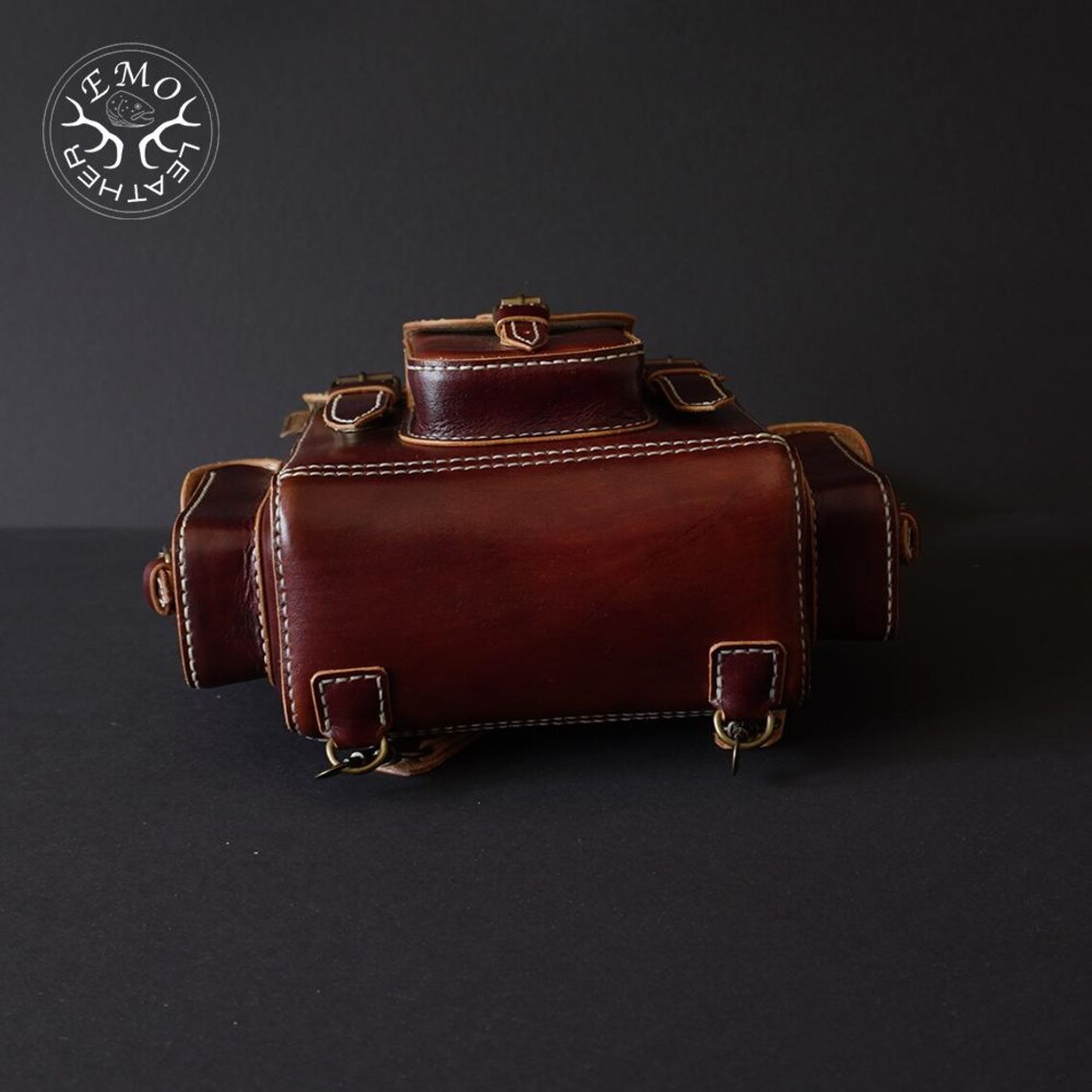 Leather Field Backpack Pattern: DIY Rustic Bag With Video (PDF) - Etsy
