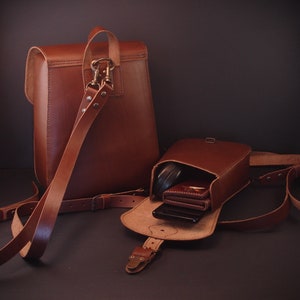 Leather Backpack & Mini Bag Sewing Pattern: DIY Crafting (PDF Pattern ...